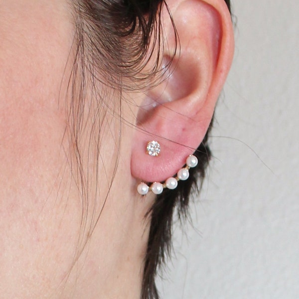 Pearl Ear Jacket - Etsy