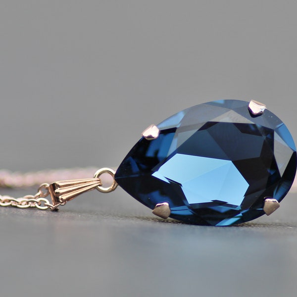 Large Dark Blue Sapphire - Etsy