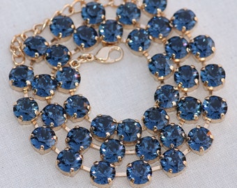 Navy blue rhinestone | Etsy