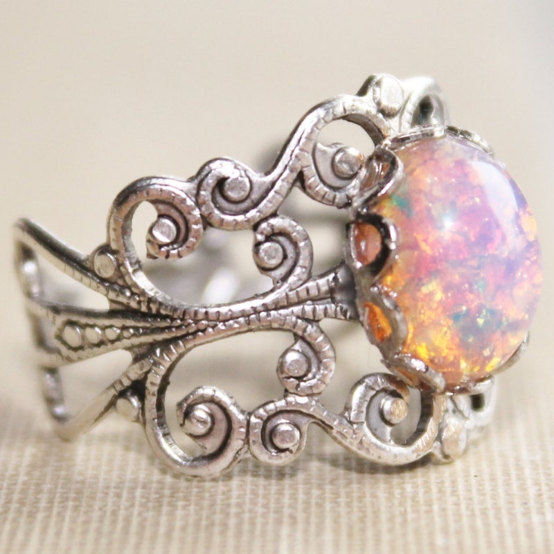 Fire Opal Jewelry - Etsy