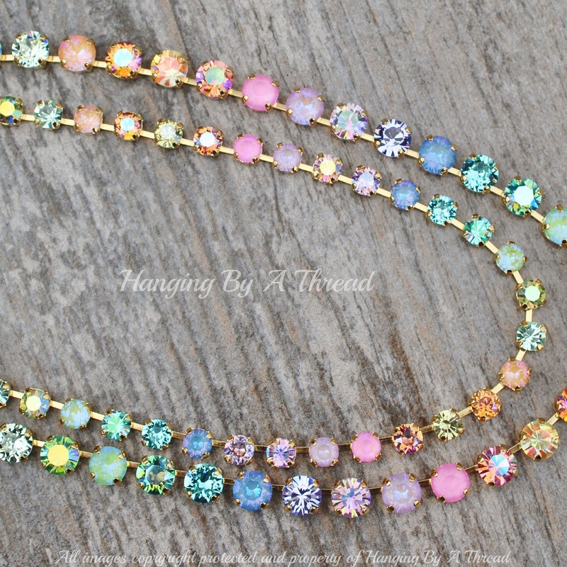 Mens Tennis Necklace Gem - Etsy