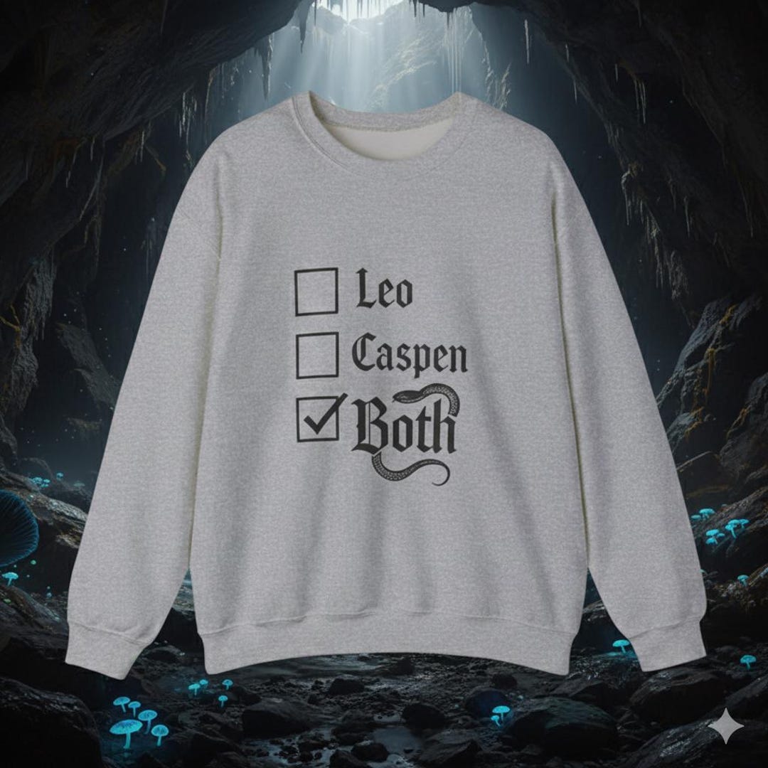 Leo, Caspen, Both Crewneck Sweatshirt, Dark Romance Reader, Book Lover ...