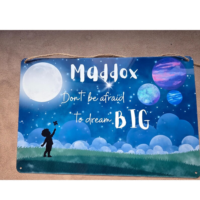 Personalized Kids Room Name Plate Sign / Kids Bedroom Decor / Nursery ...