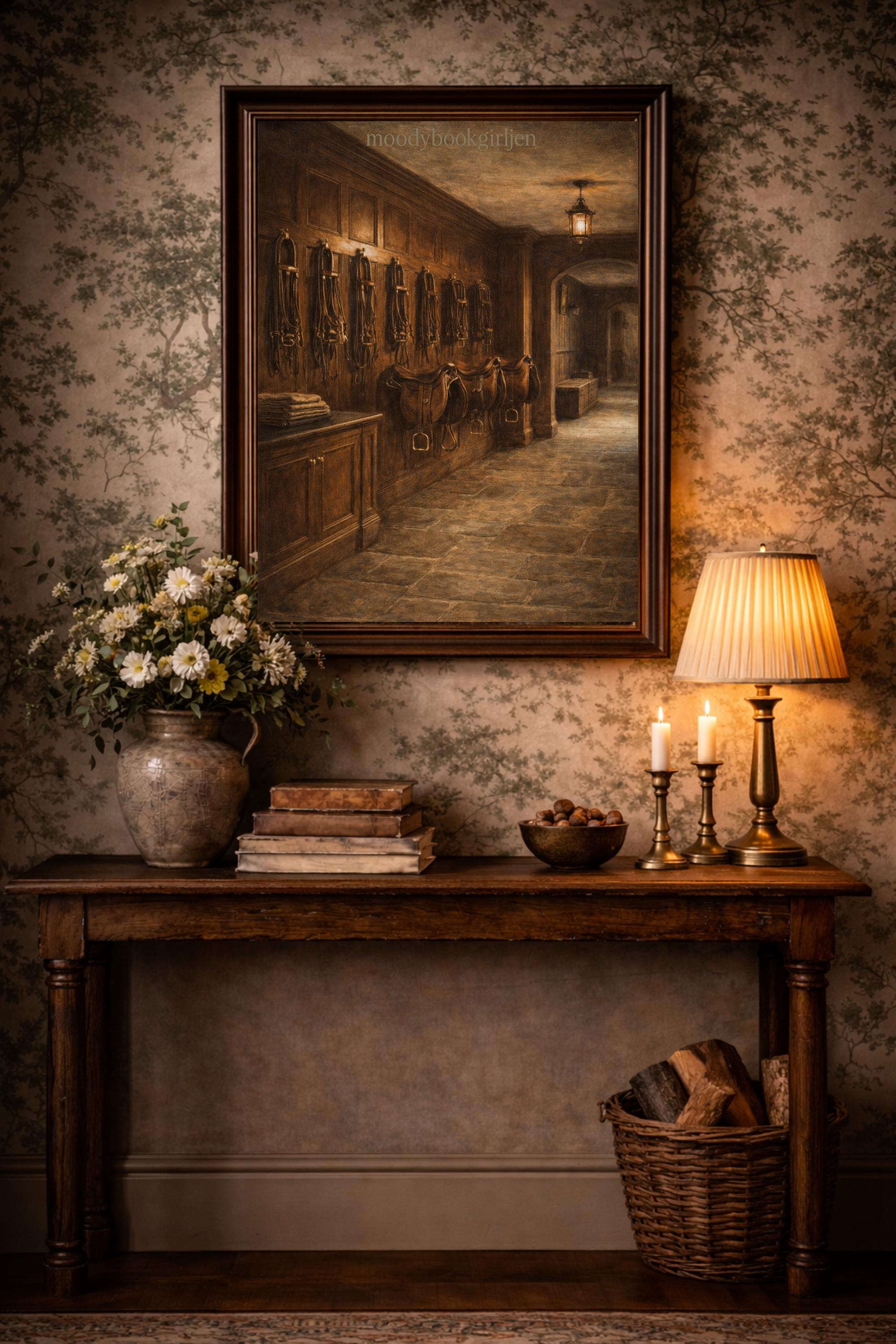 English Equestrian Gallery Wall Art Set | Classic British Manor Decor ...