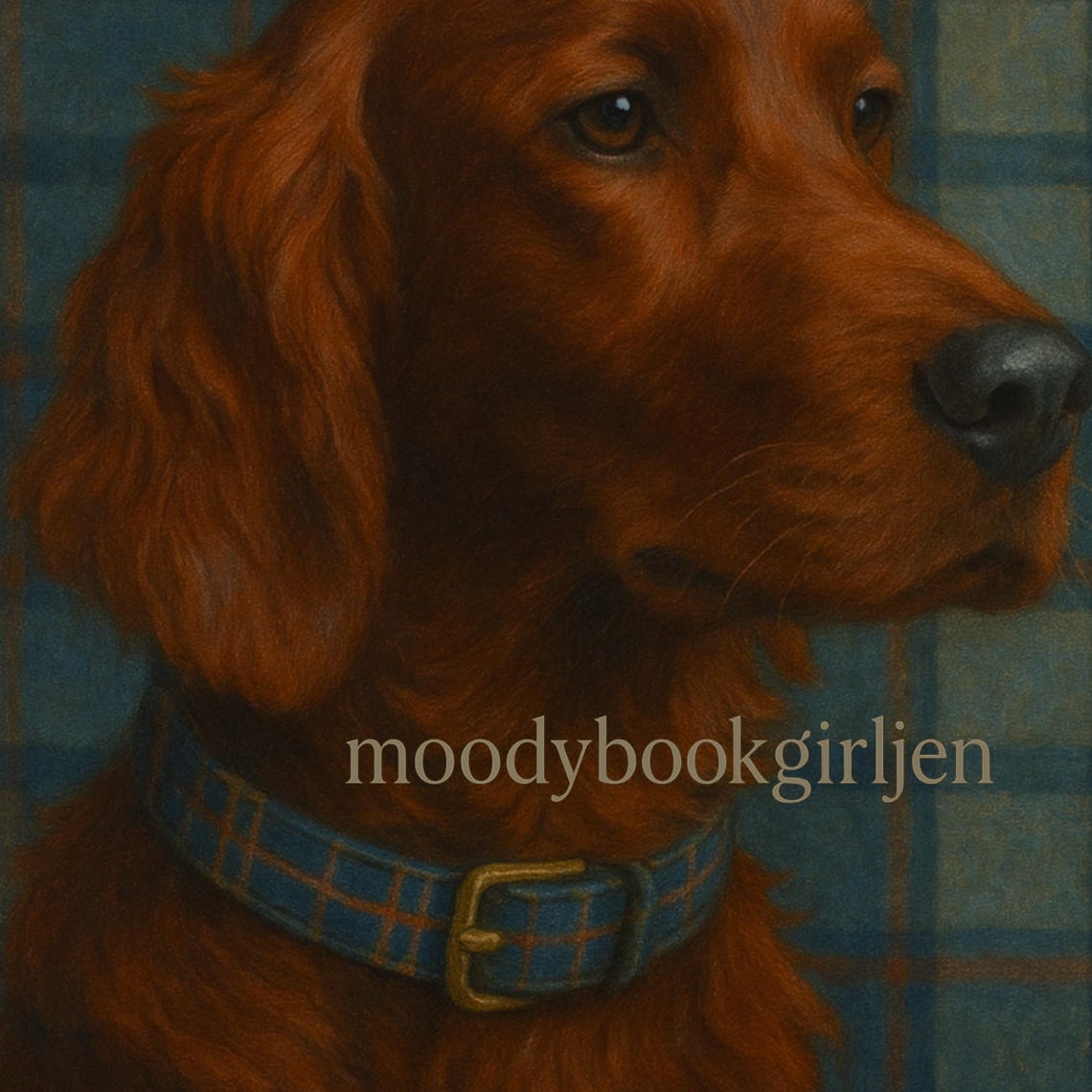 Setter Dog Portrait Print: British Countryside Art (digital Download ...
