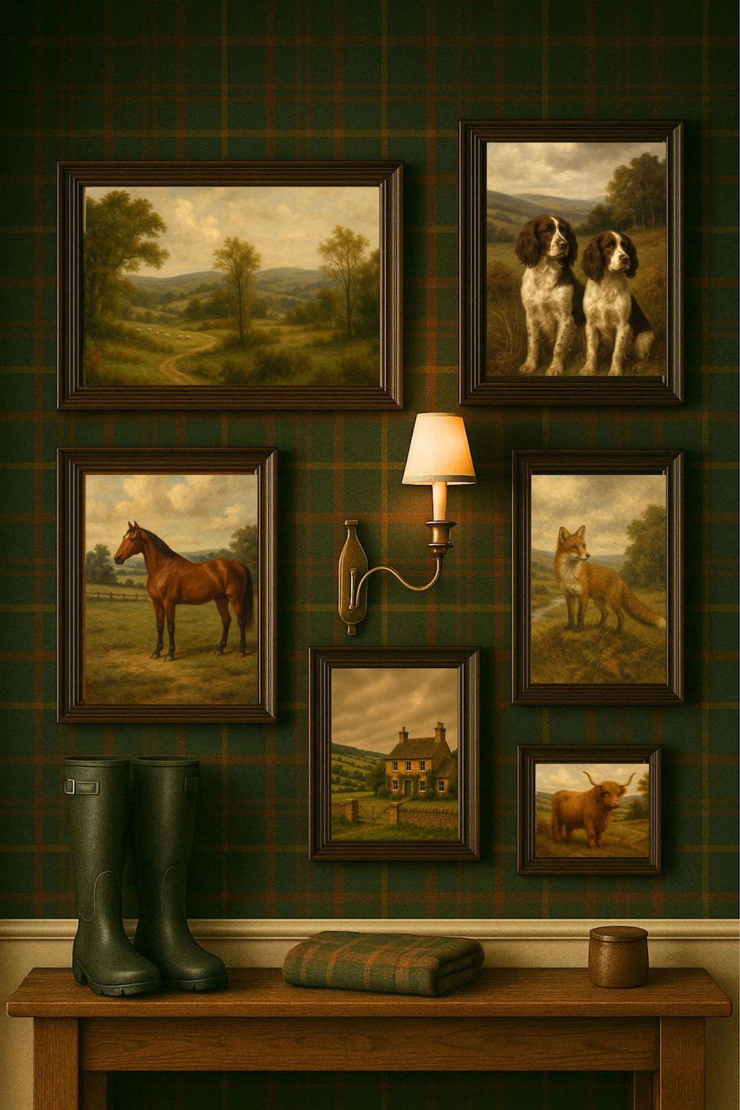 British Country Club Gallery Wall Bundle | Equestrian & Countryside ...
