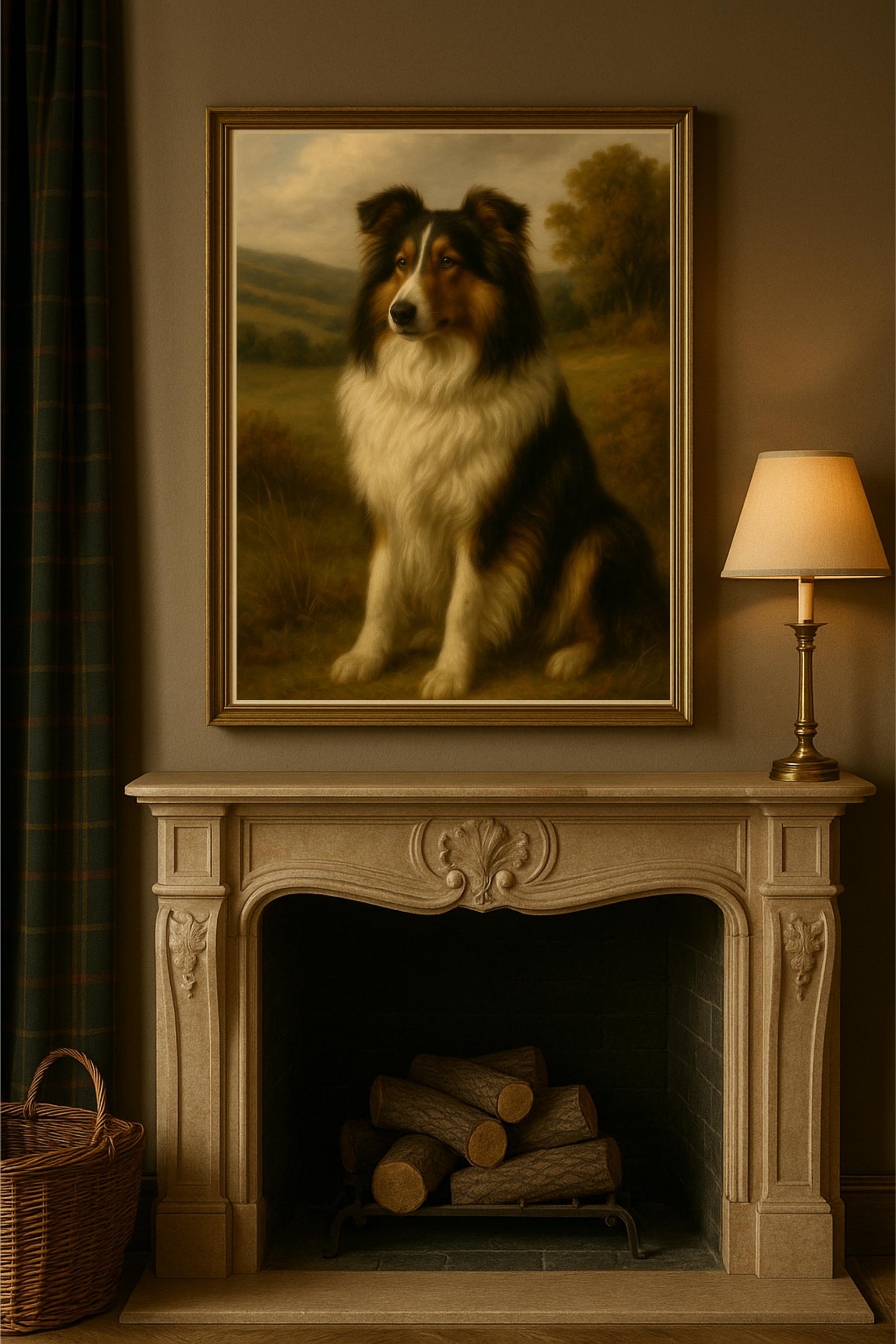 British Country Club Wall Art Set: Hunting Dogs, Horse, Rabbit Prints ...