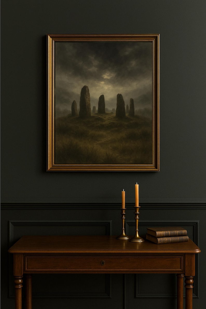 Outlander Scottish Highlands Art Print Set: Moody Landscape (digital ...