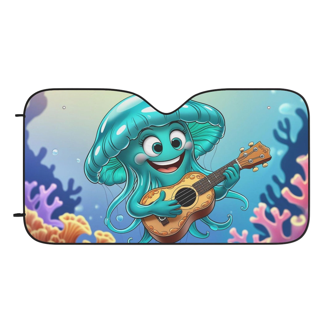 Jellyfish Car Sun Shade: Whimsical Auto UV Protection - Summer ...