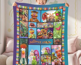The Muppet Christmas Carol Fleece Blanket, Muppet Show Characters ...