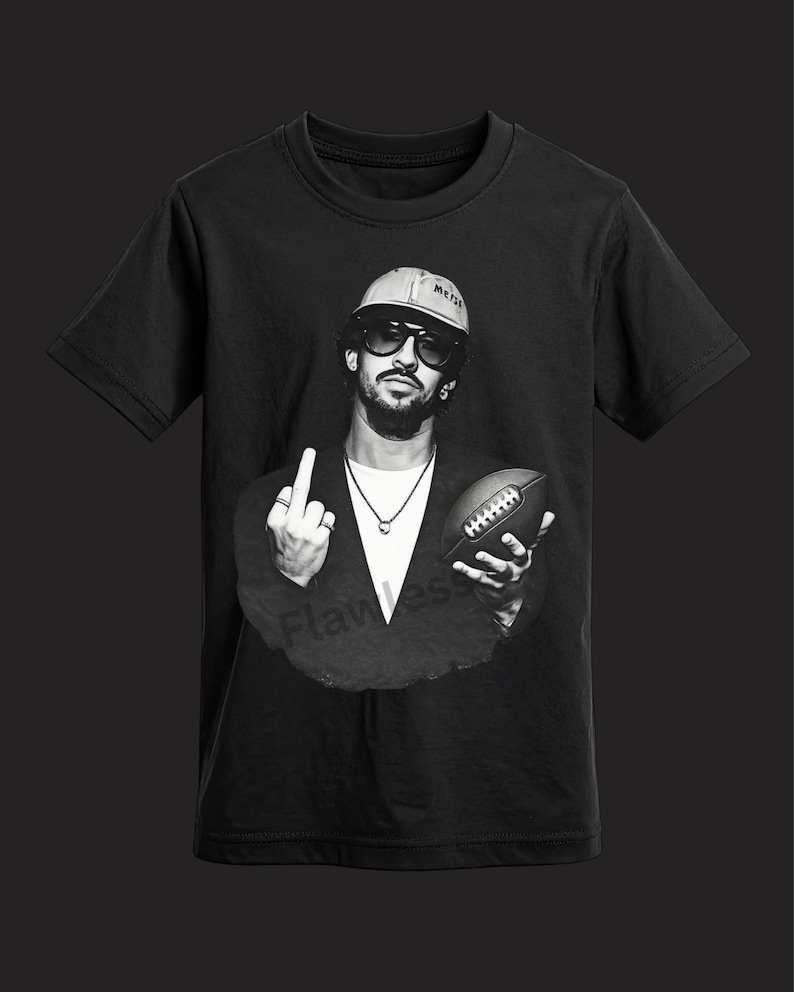 Bad Bunny Super Bowl Halftime Inspired Png | Urban Streetwear Football ...