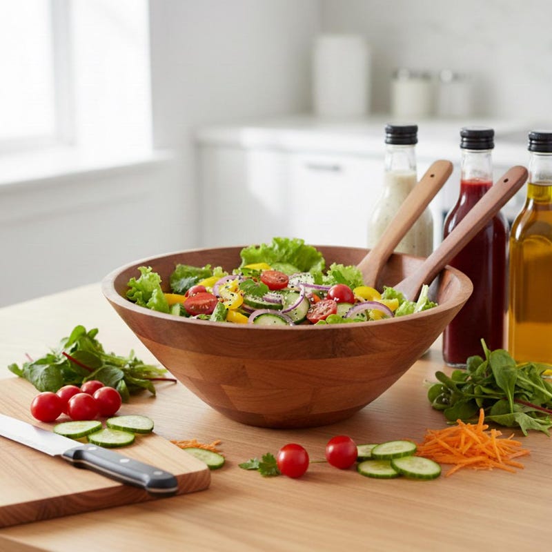 Large Salad Bowls Wooden - Etsy