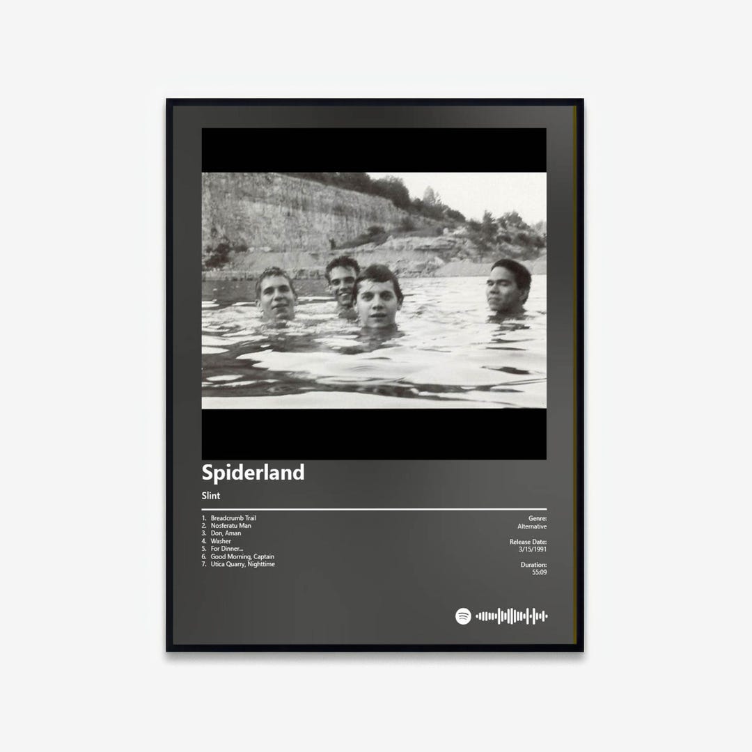 Slint - Spiderland Album Art Poster | Digital Download | Print | Wall ...