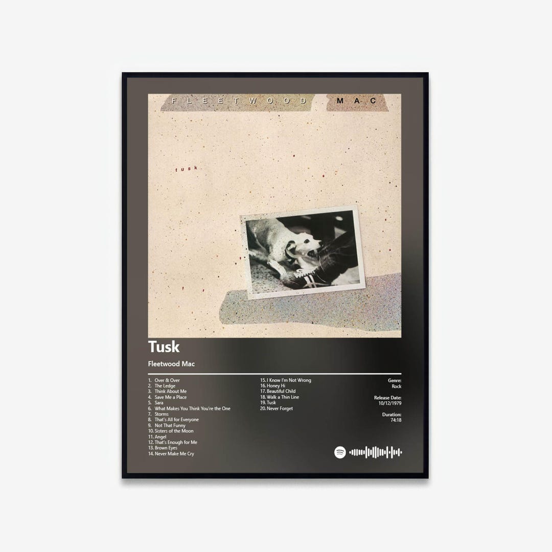 Fleetwood Mac - Tusk Album Art Poster | Digital Download | Print | Wall ...