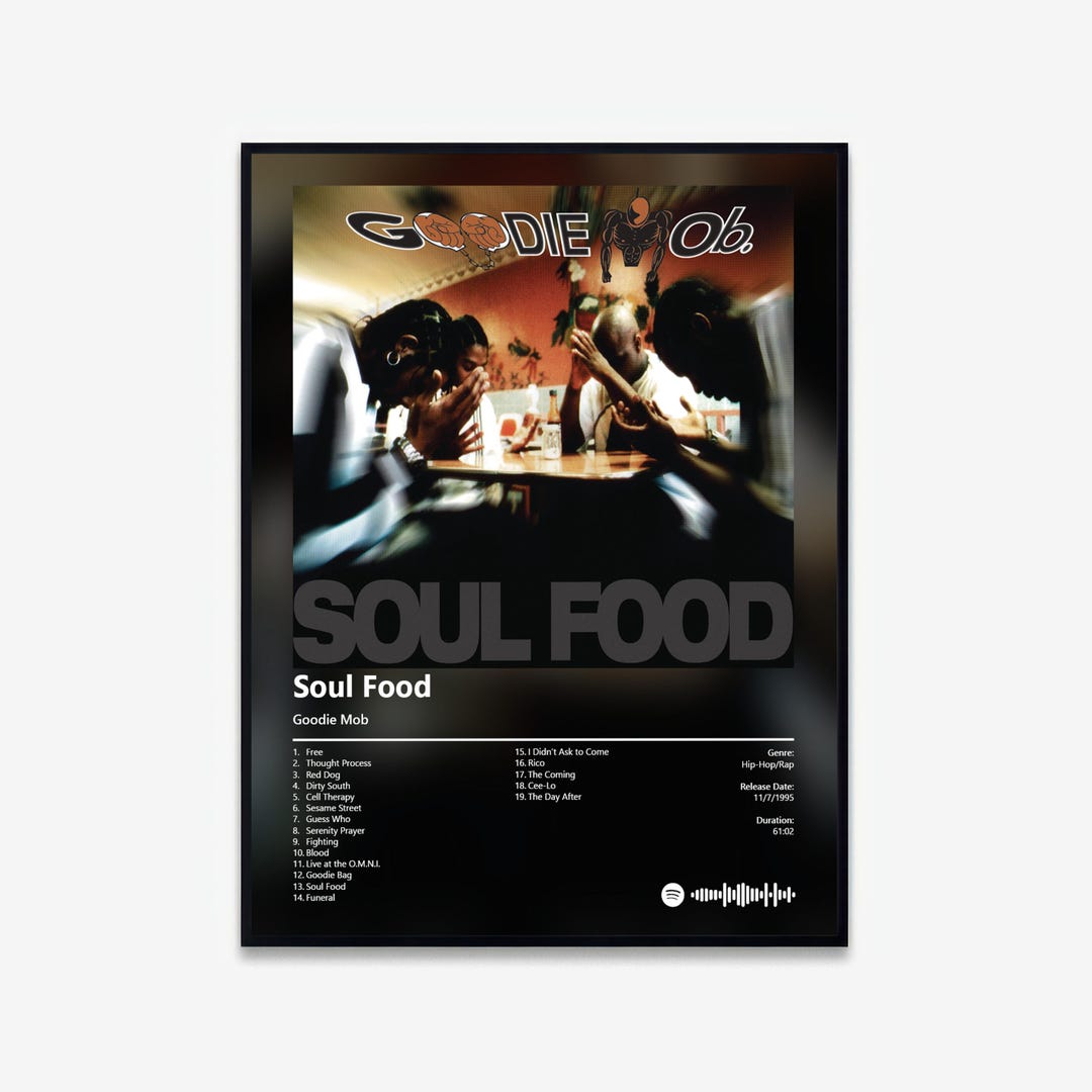 Goodie Mob - Soul Food Album Art Poster | Digital Download | Print ...