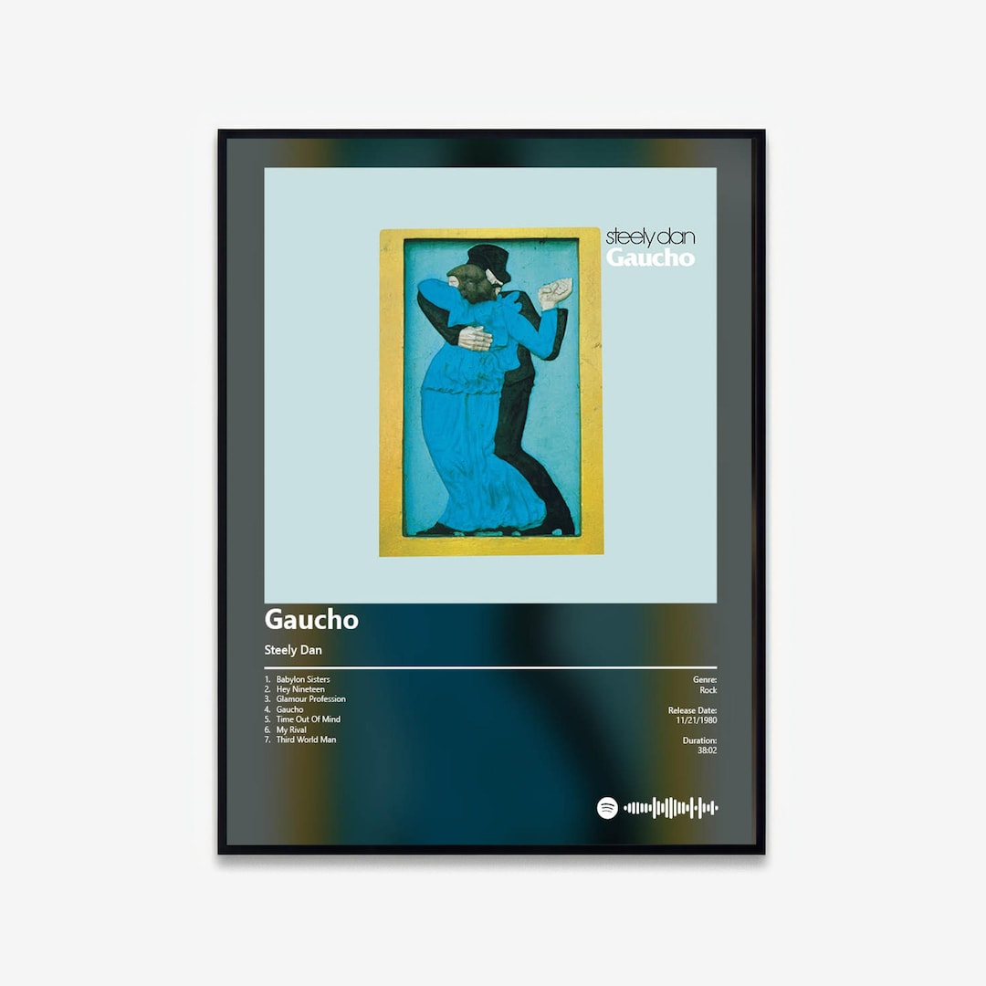Steely Dan - Gaucho Album Art Poster | Digital Download | Print | Wall ...