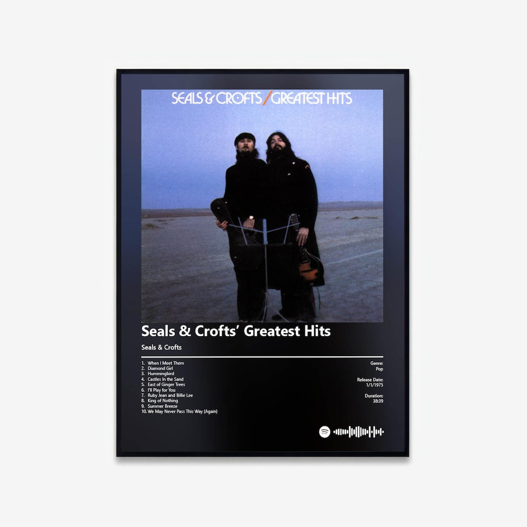 Seals & Crofts - Seals Crofts' Greatest Hits Album Art Poster | Digital ...
