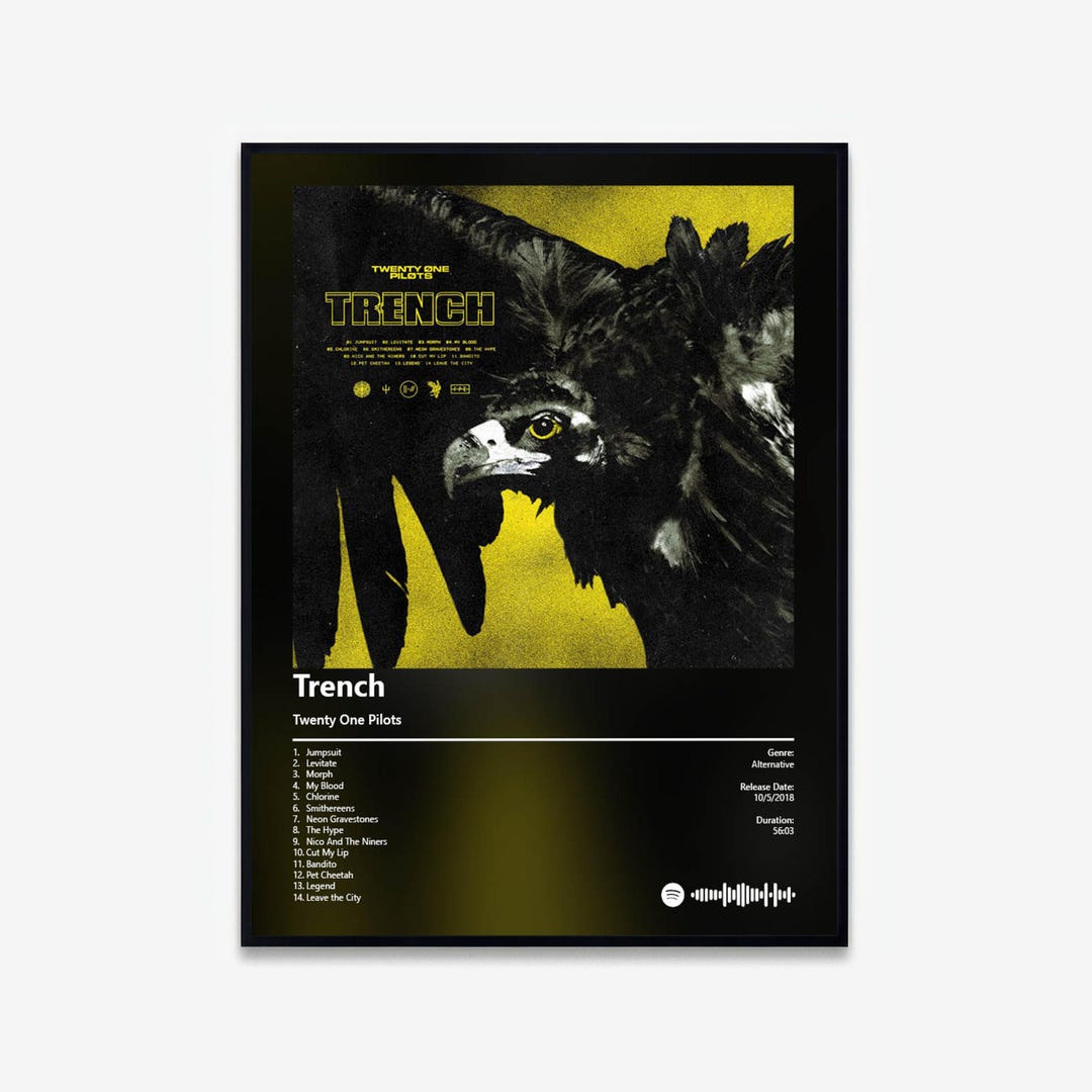 Twenty One Pilots - Trench Album Art Poster | Digital Download | Print ...
