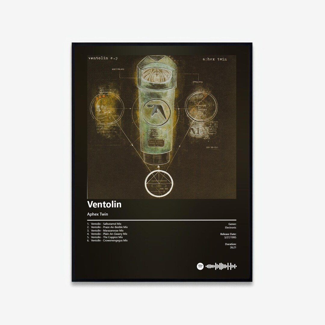Aphex Twin - Ventolin Album Art Poster | Digital Download | Print ...