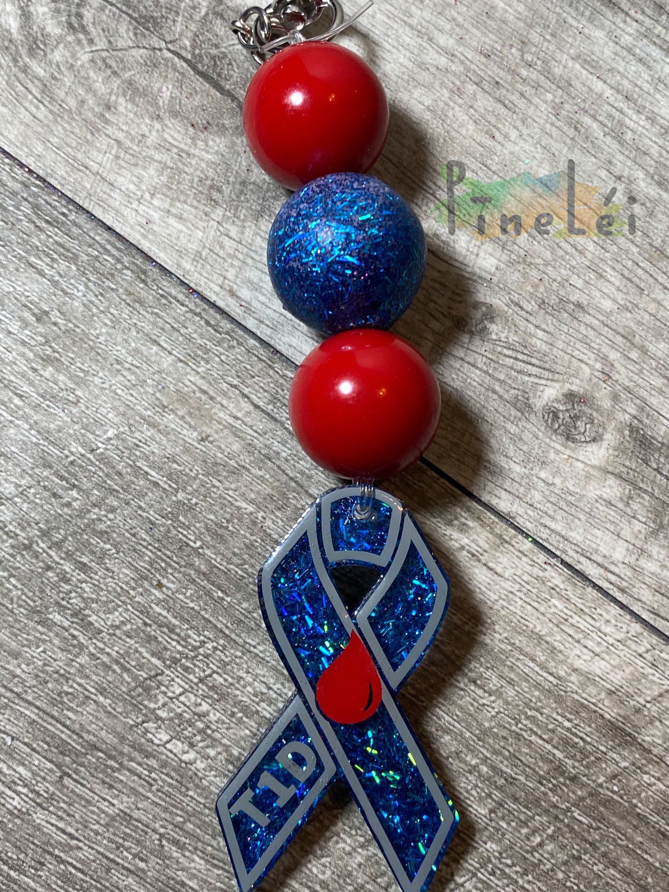 T1D and T2D Keychain | Etsy