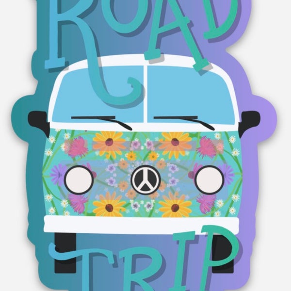 Road Trip Sticker - Etsy
