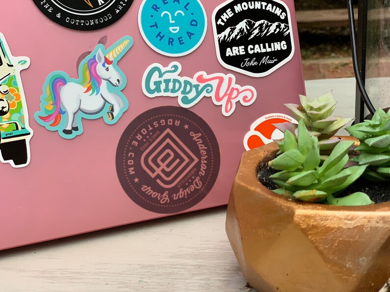 Giddy up Sticker | Hand-illustrated Western Vinyl Decal (laptop, Water ...