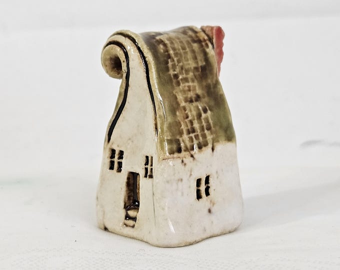 Set of 5 Ceramic Houses Miniature House Tiny House Handmade Ceramic ...