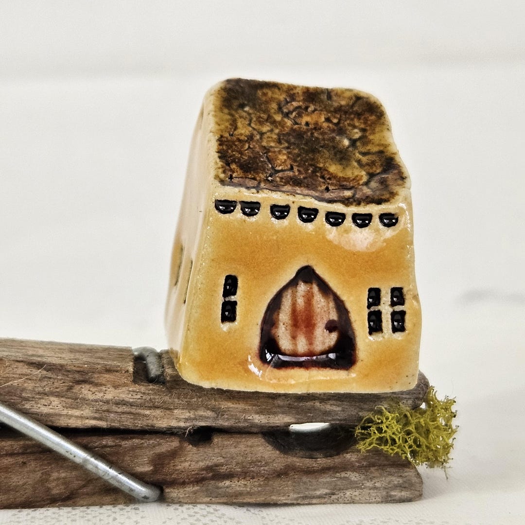 Saltbox #143 Tiny House Miniature House Enchanted Fairy Garden ...