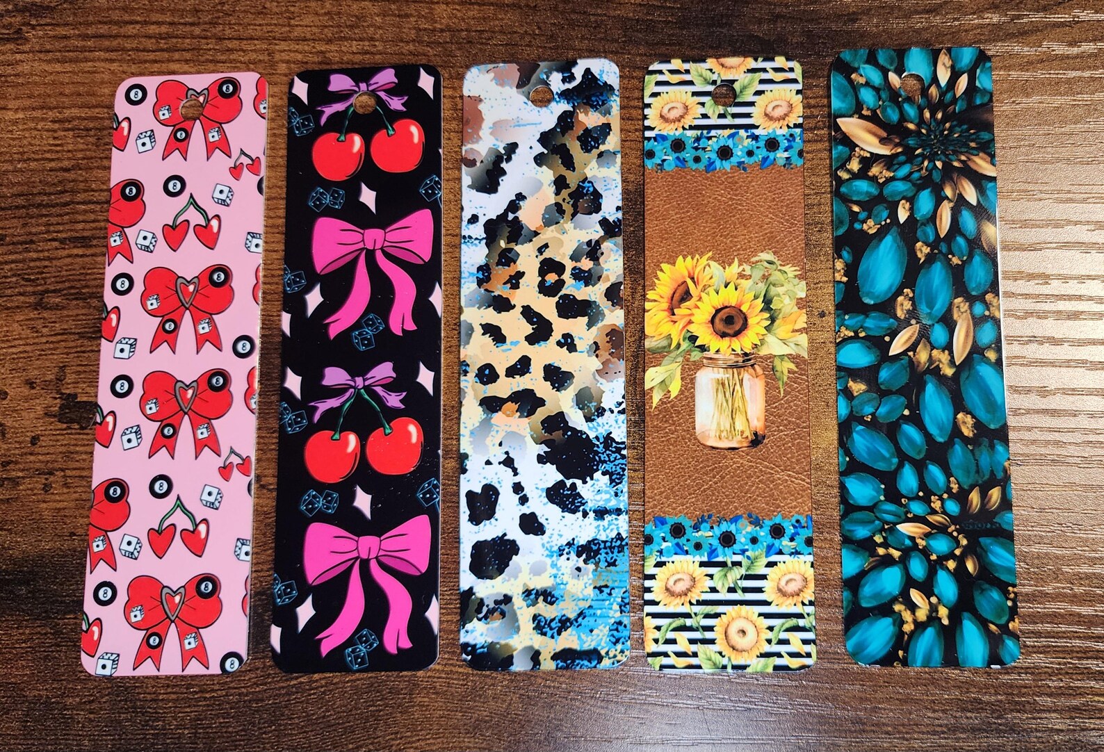 Sublimated Bookmarks | Colorful Handmade Bookmarks | Floral, Cheetah ...