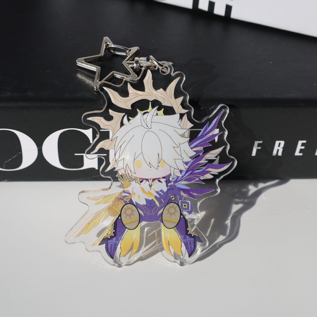 Honkai Star Rail With This Chibi Phainon Acrylic Keychain, Featuring ...