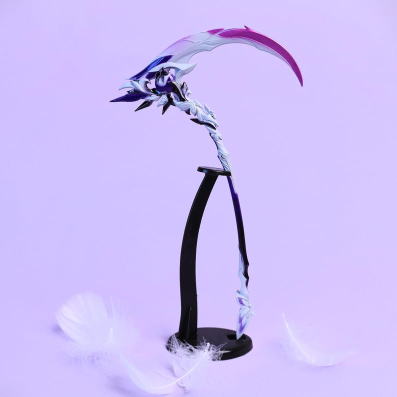 Castorice Metal Scythe Replica From Honkai Star Rail.features a ...