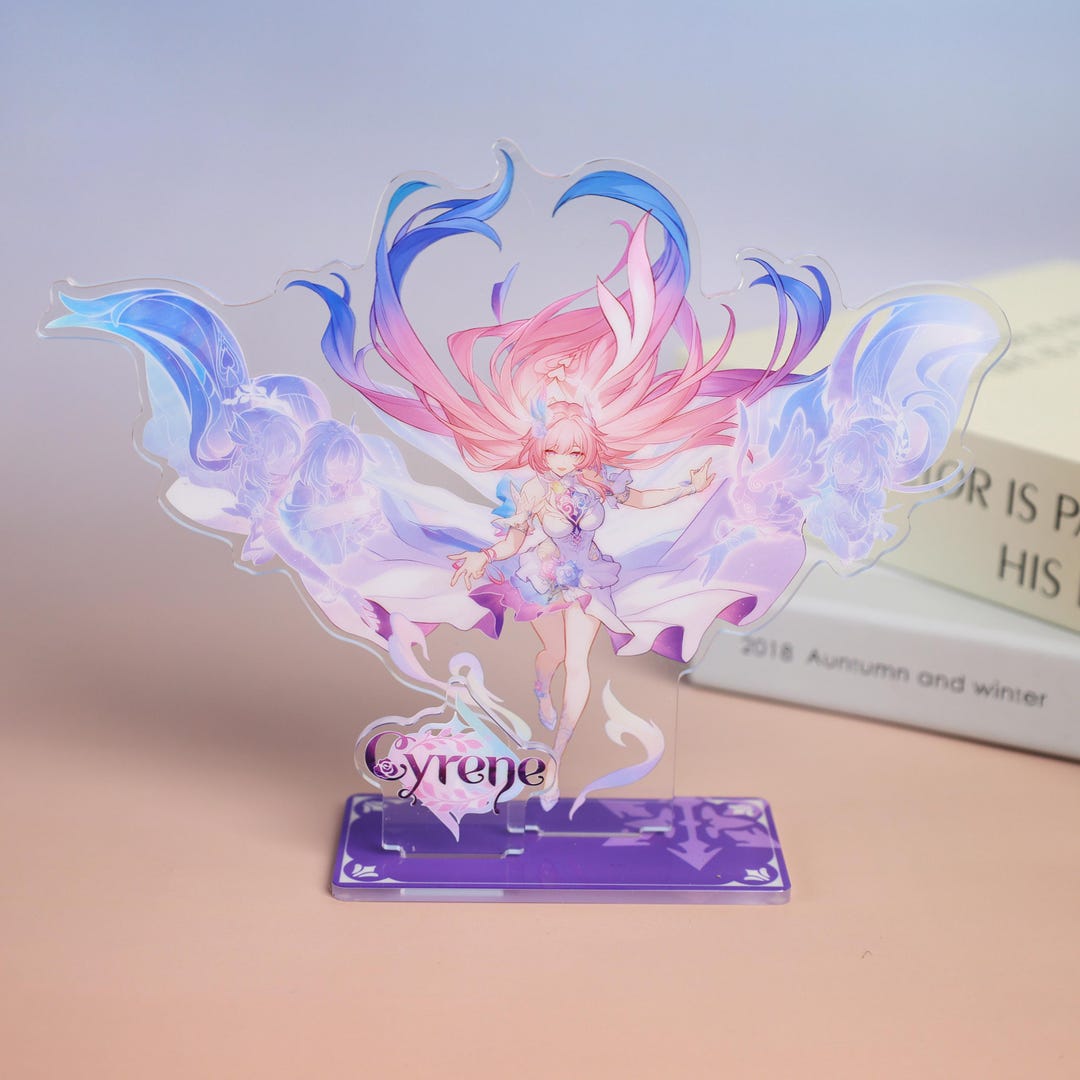 Honkai Star Rail Cyrene Acrylic Standee Desktop Decor, Christmas Gift ...