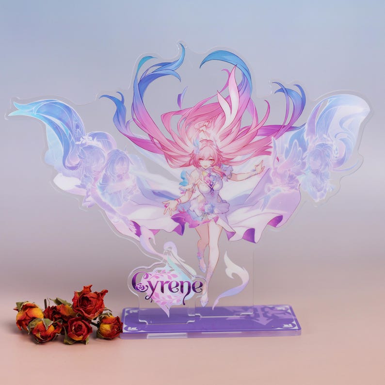 Honkai Star Rail Cyrene Acrylic Standee Desktop Decor, Christmas Gift ...