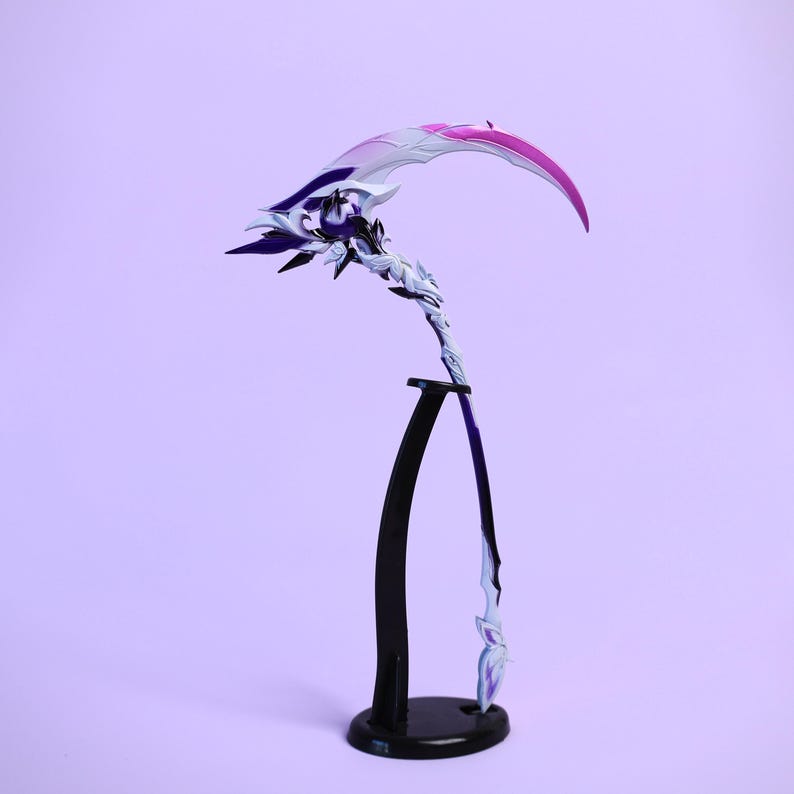 Castorice Metal Scythe Replica From Honkai Star Rail.features a ...