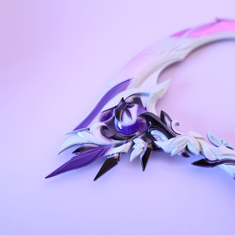 Castorice Metal Scythe Replica From Honkai Star Rail.features a ...