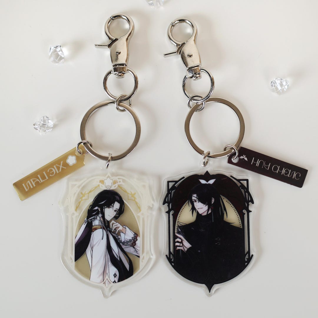 Exquisite High-quality Acrylic Keychains Featuring Hua Cheng Xie Lian ...