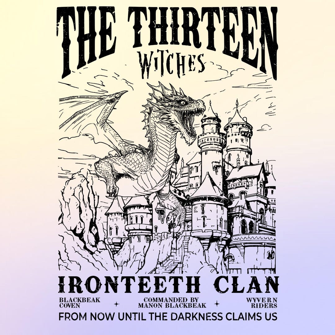 The Thirteen Png, Throne of Glass Merch, Manon Blackbeak Ironteeth ...