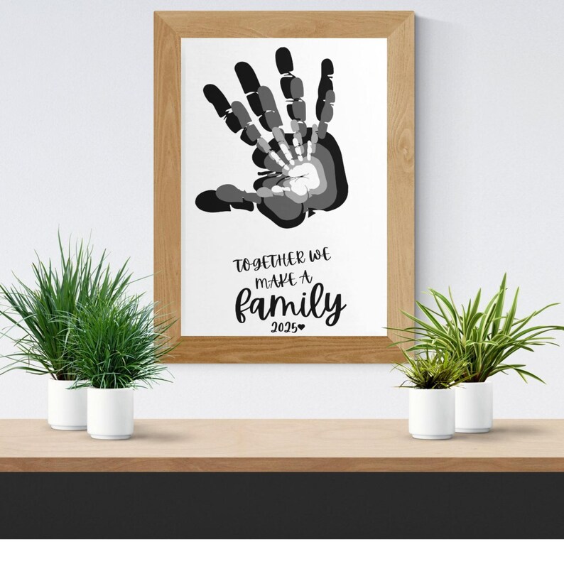 Family Handprint Craft | Together We Make a Family Printable Craft ...