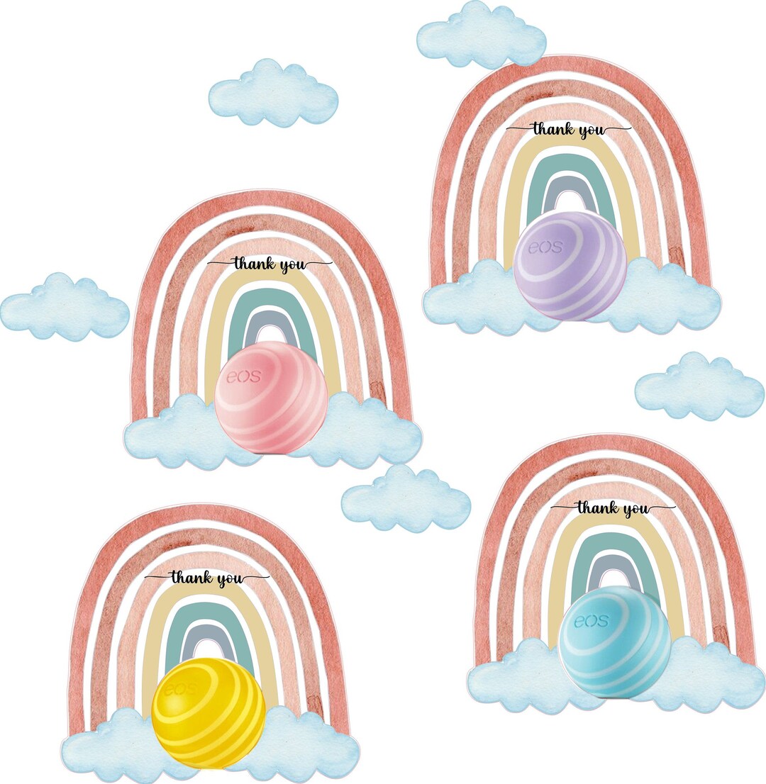 EOS Baby Shower Favors, 12 Eos Baby Shower Lip Balm Holders,eos Party ...