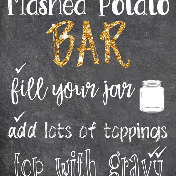 Potato Bar - Etsy