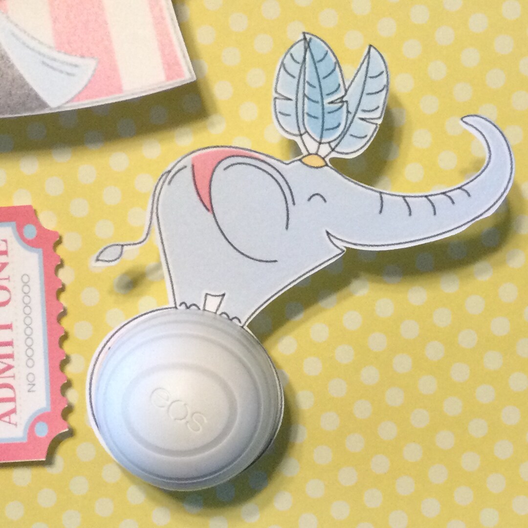 EOS Baby Shower Favor 12 Baby Shower Lip Balm Holders - Etsy