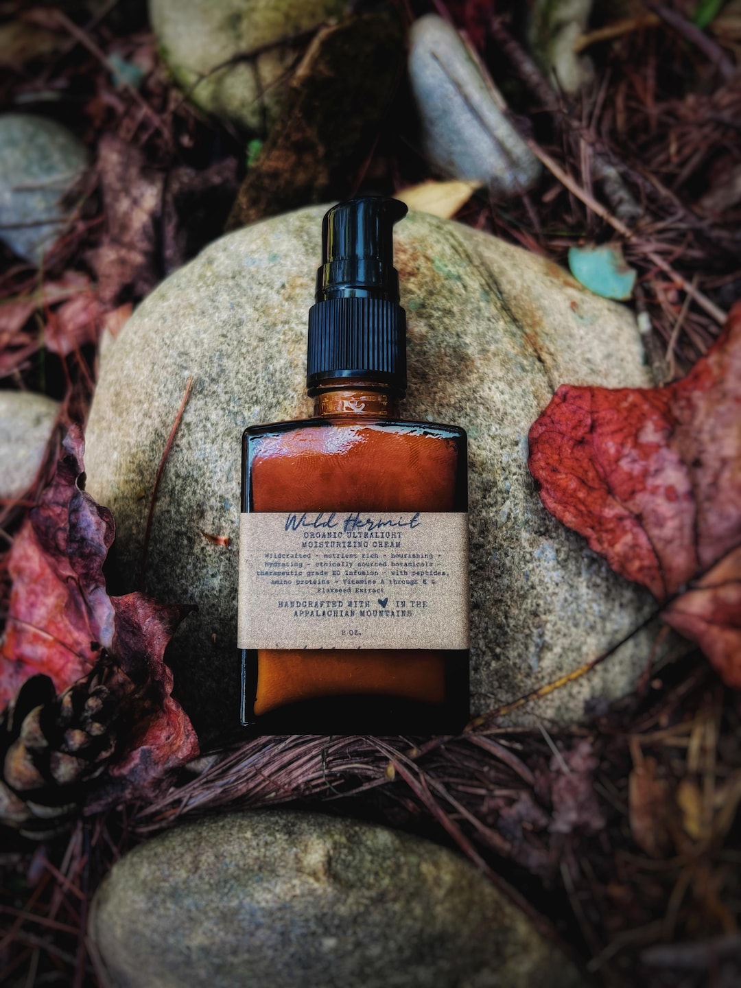 Organic Ultralight Face Cream: Wildcrafted Plant Enzymes, Vitamins A-E ...