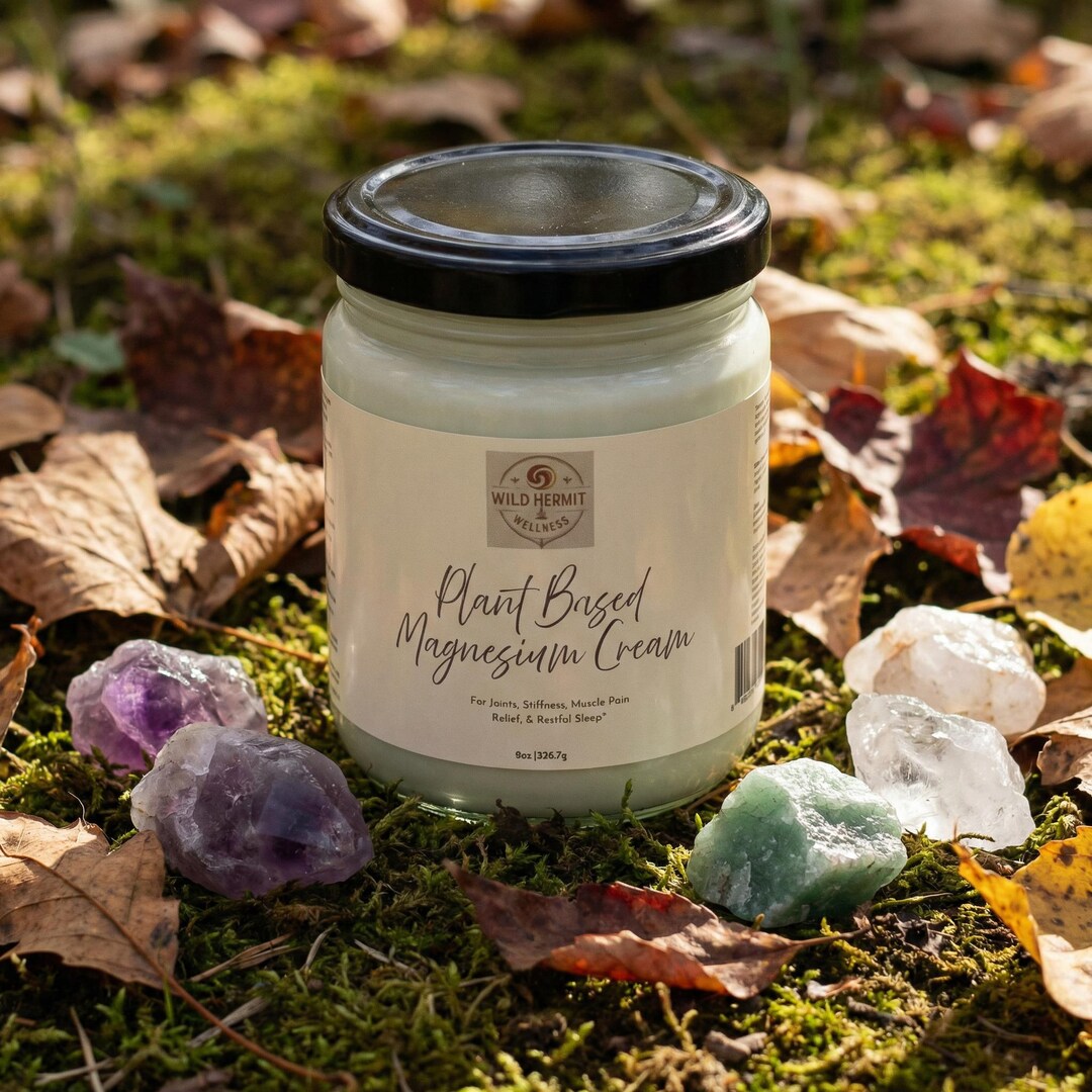 Plant Based Magnesium Cream | With Aloe | for Muscle & Sleep | 30,000 ...