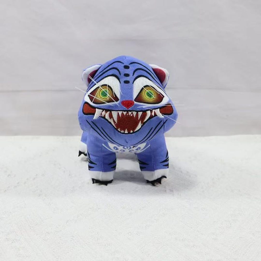 Kpop Demon Hunter Plush Blue Tiger Demon Plush Cute Stuffed Animal Gift ...