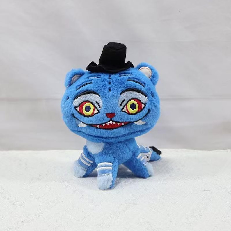 Kpop Demon Hunter Plush Blue Tiger Demon Plush Cute Stuffed Animal Gift ...