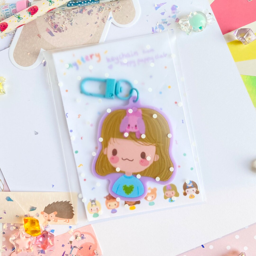 Mystery Keychain Clever Girls Random Keychain Six to Collect Cute ...
