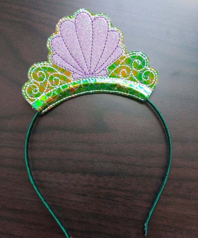 Mermaid Ariel Fish Princess Crown Headband Shiny Scales - Etsy