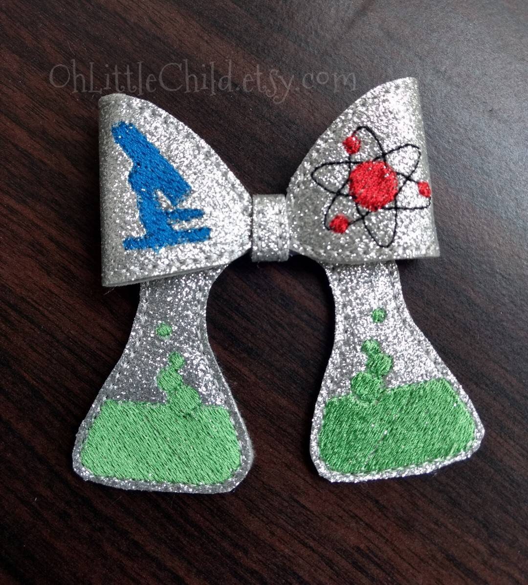Back to School Hair Bow Science Chemistry Beaker Teacher Cheer - Etsy