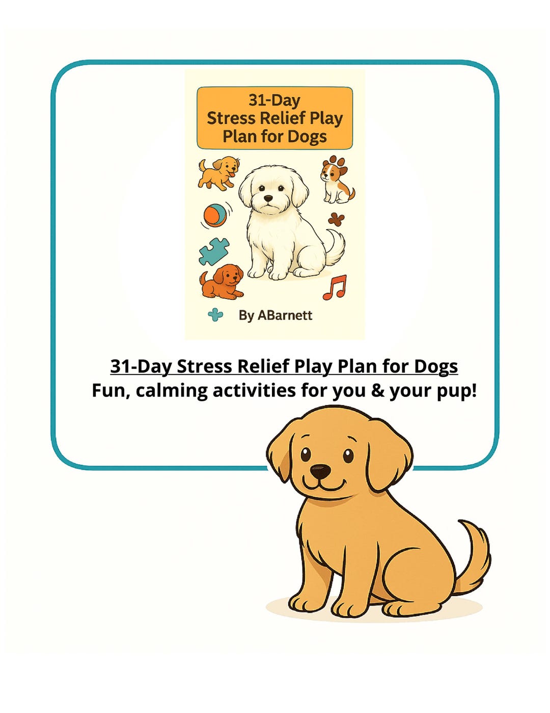 Dog Stress Relief Play Plan: 31-day Activity Guide (PDF Download) - Etsy