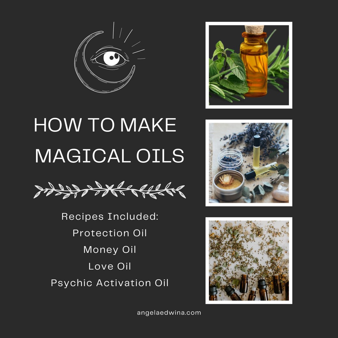 How to Make Magical Oils Love Oil Protection Oil Money - Etsy